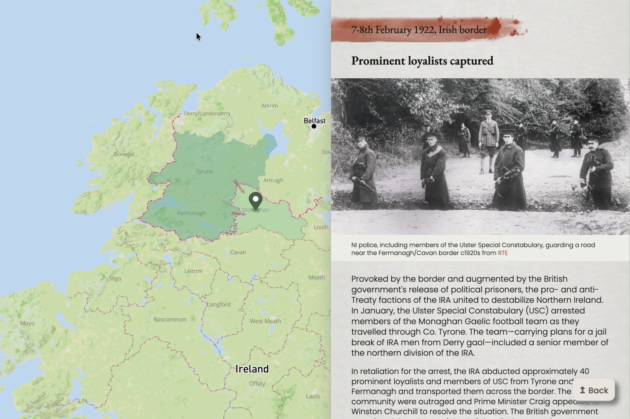 Irish Civil War Timeline History Teachers Association Northern Ireland